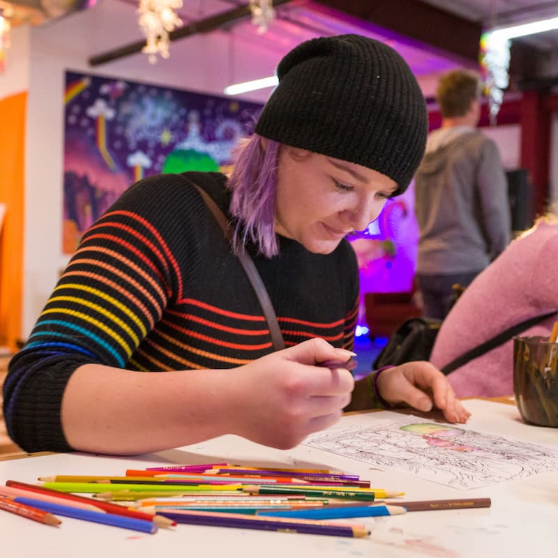 Rainbow Rainbow | Community Art Space | Meow Wolf Santa Fe