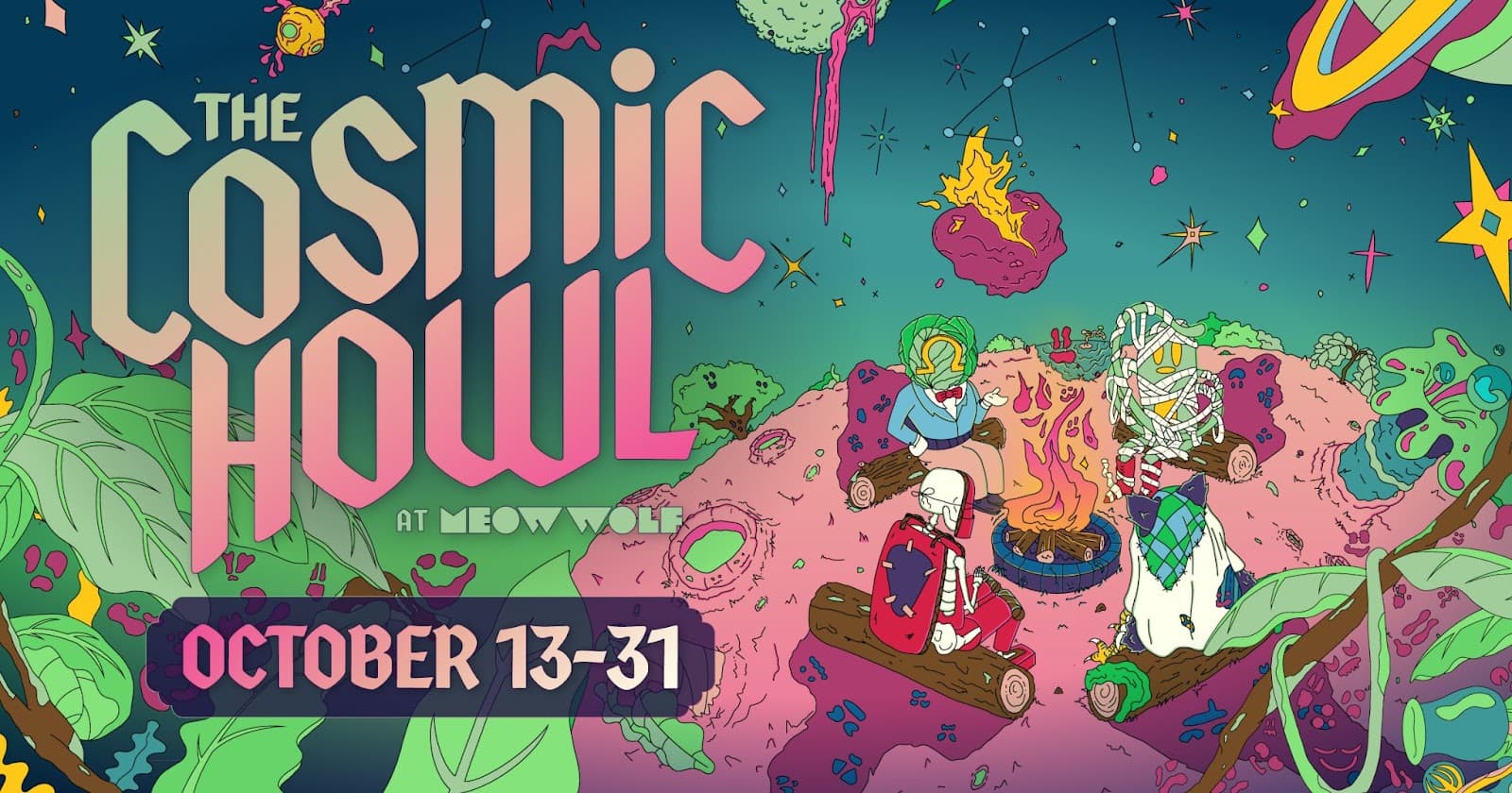 Cosmic Howl, Meow Wolf's Halloween Celebration