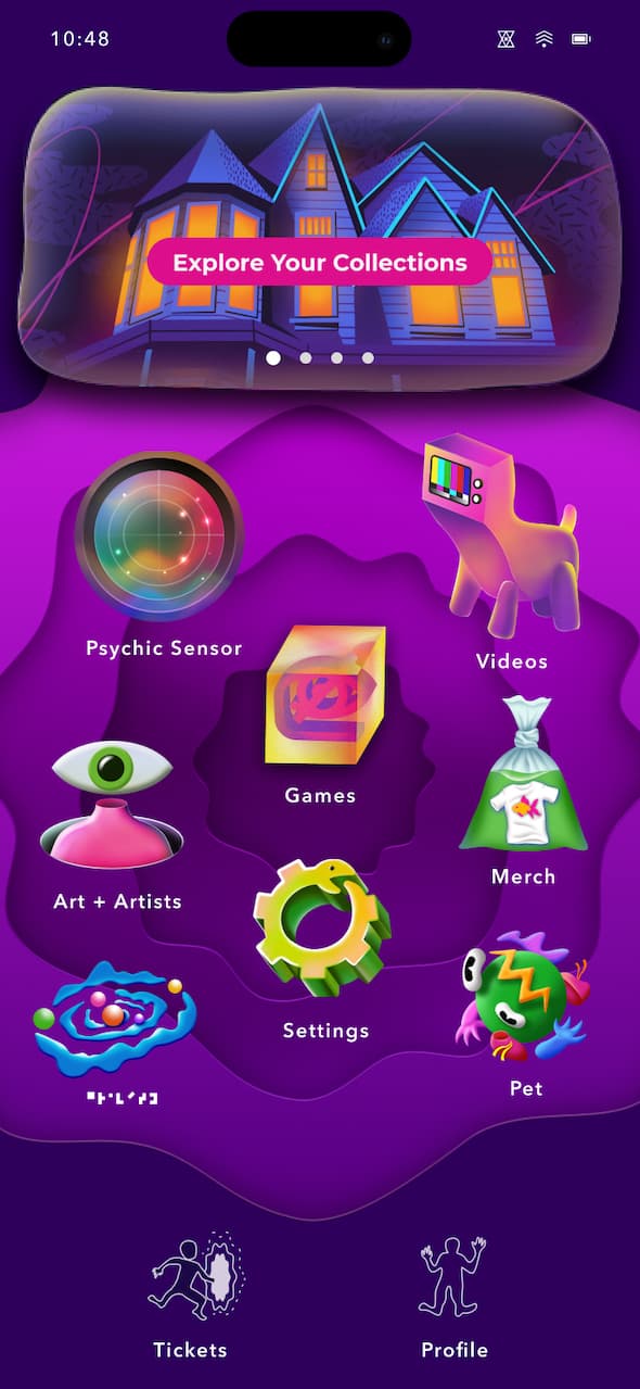 Meow Wolf Mobile App